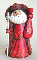 Wooden Santa and Father Frost