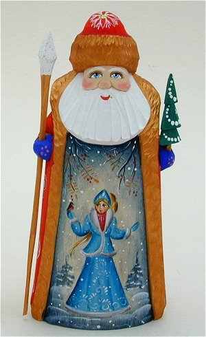Russia Santas hand carved